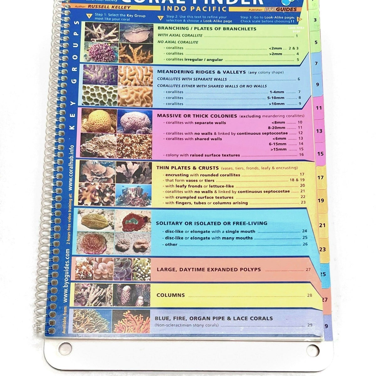 BYOGUIDES- Coral Finder 2.0 Indo Pacific (ID Book) – UniqueCorals